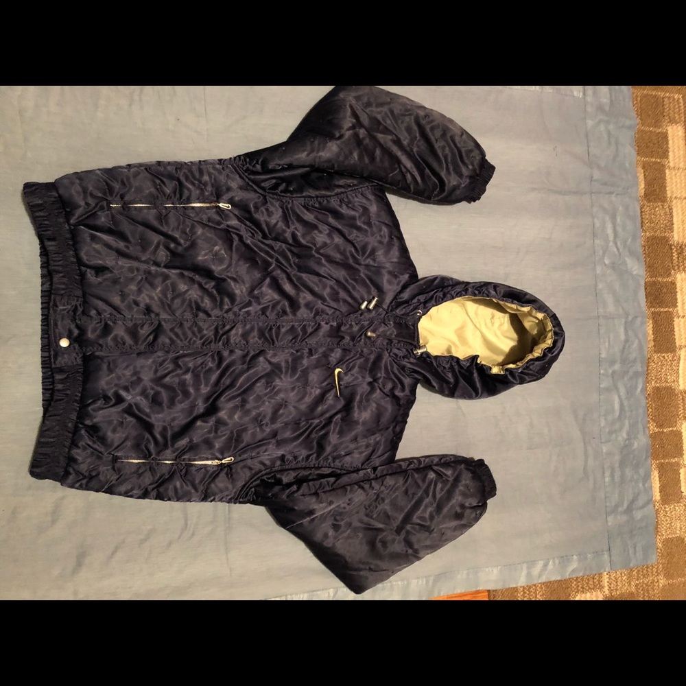 Vintage Nike Puffer Like Orange Tag Jacket Awesome - Gem